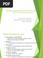 TCP Flow Control and Error Control | PDF | Transmission Control ...