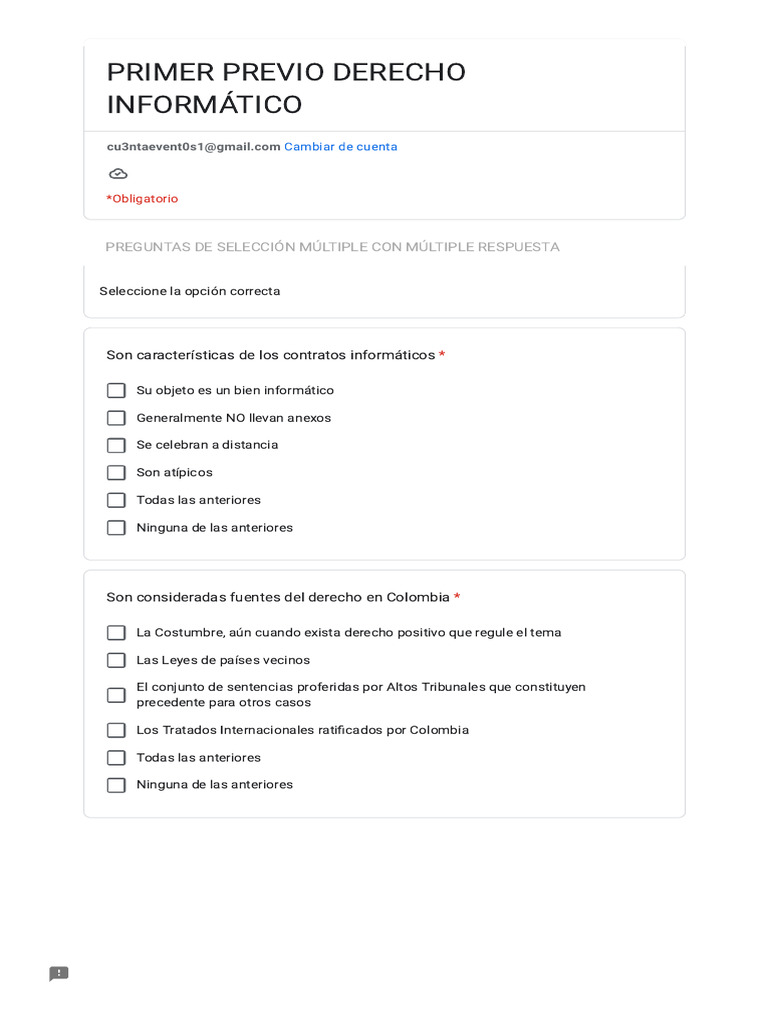 Primer Previo Derecho Informático | PDF | Cibercrimen | Justicia