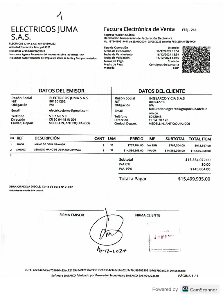 Entrega Facturas Nro. 60 Citadela A Contabilidad | PDF
