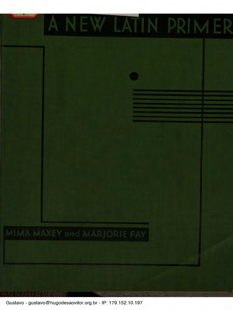 A New Latin Primer | PDF