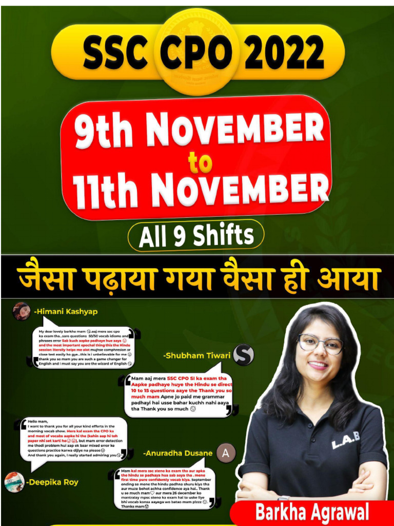 SSC Cpo 2022 Vocab Magazine | PDF