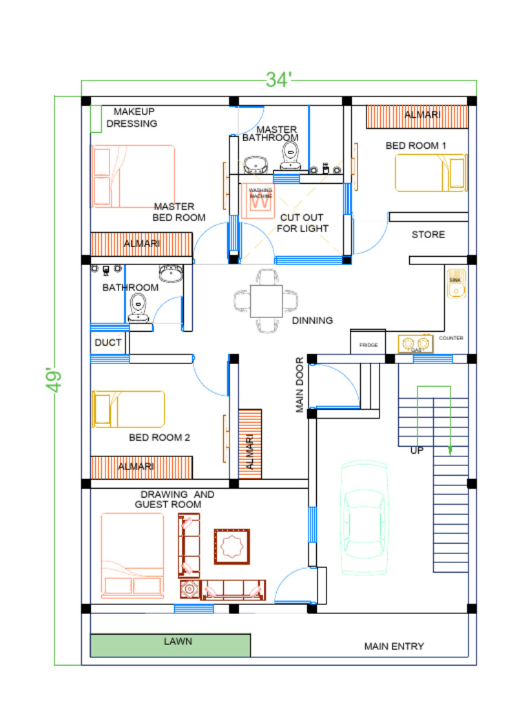 SATYAM HOUSE-ModelOPTION 2 | PDF