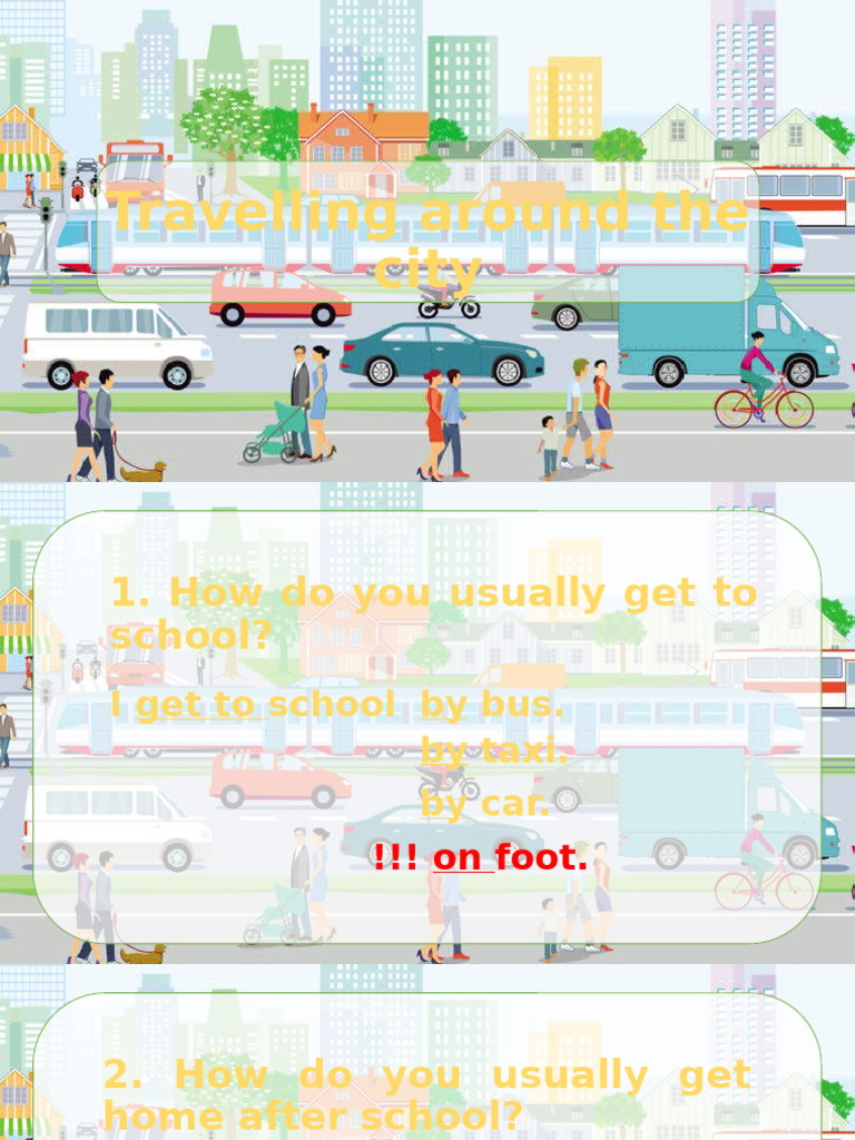 Travelling Around the City | PDF