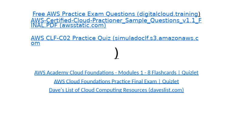 Free AWS Practice Exam Questions (Digitalcloud | PDF