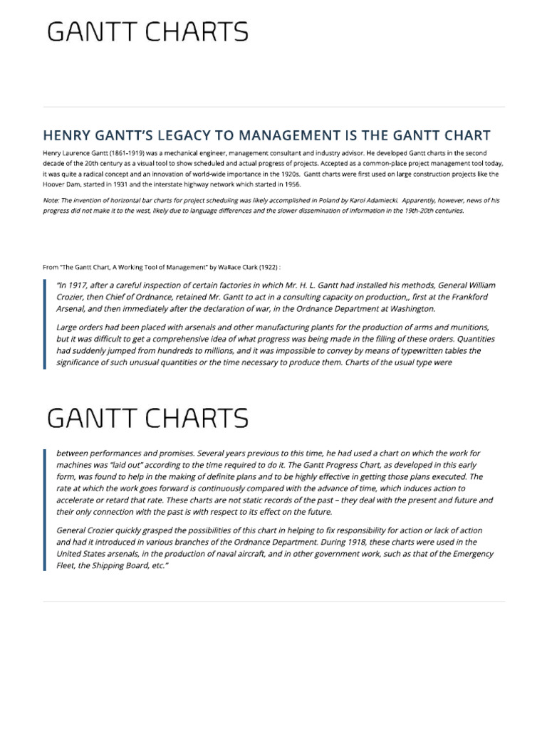 Henry Gantt's Legacy 2 | PDF