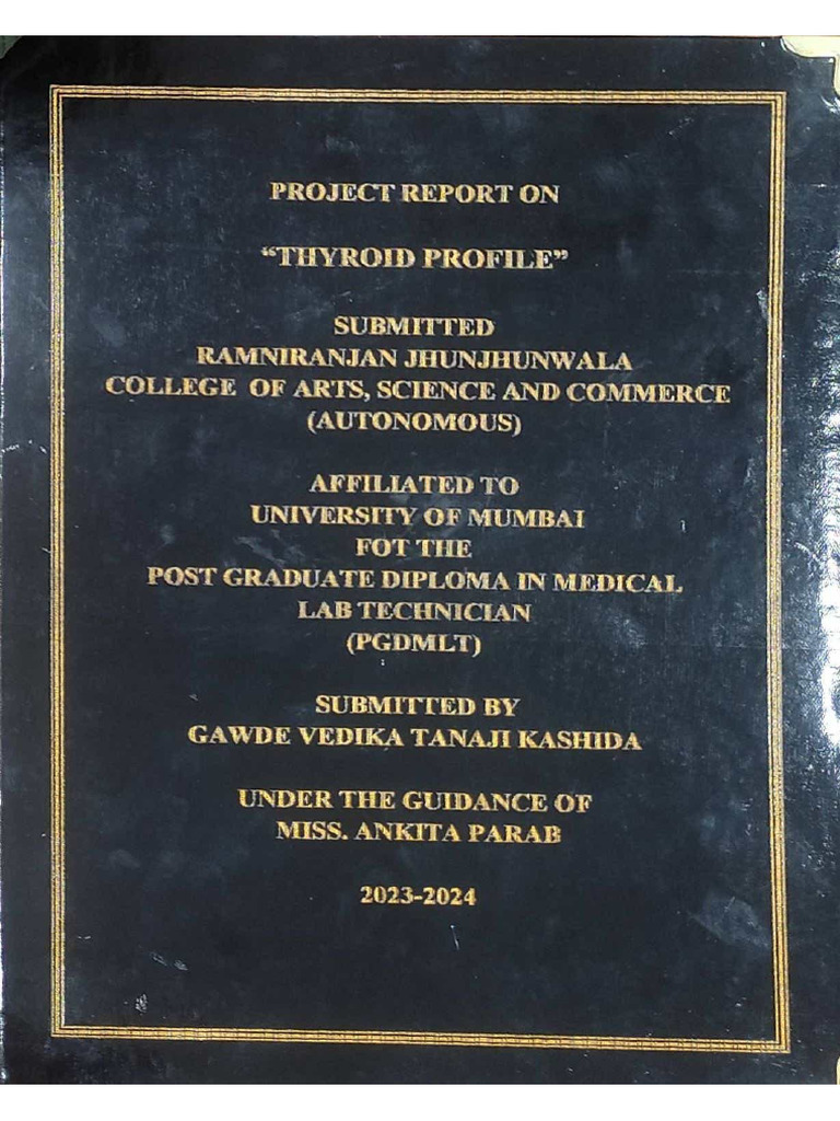 Black Book Format | PDF