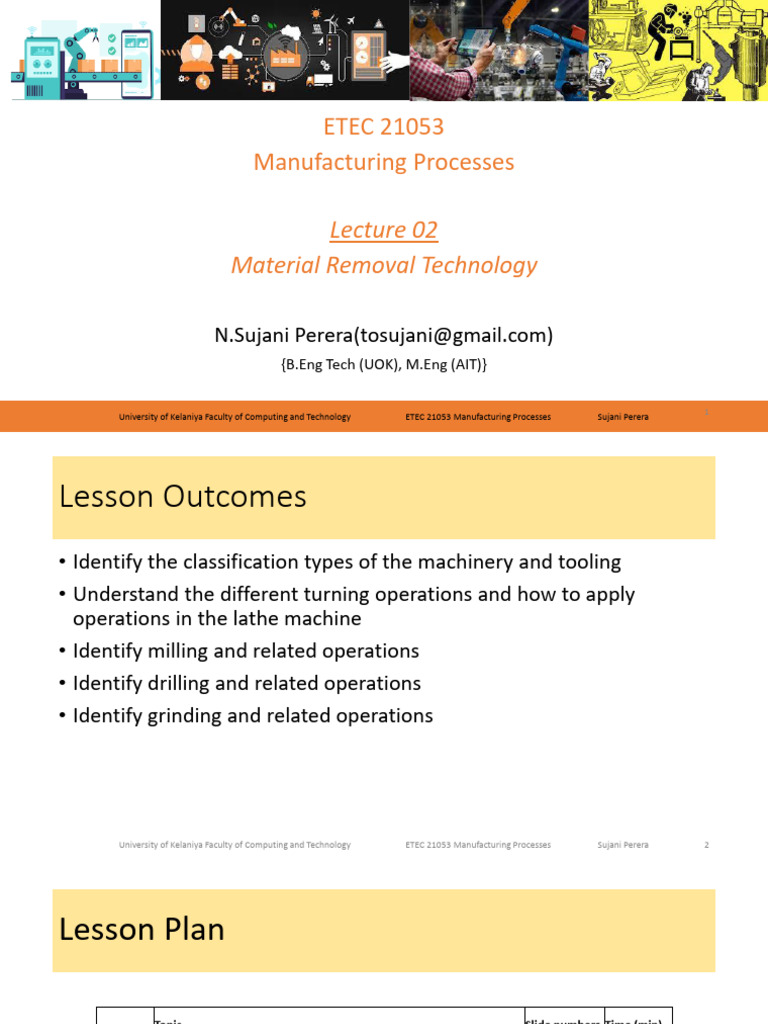 2 Material Removal Technology | PDF | Grinding (Abrasive Cutting ...