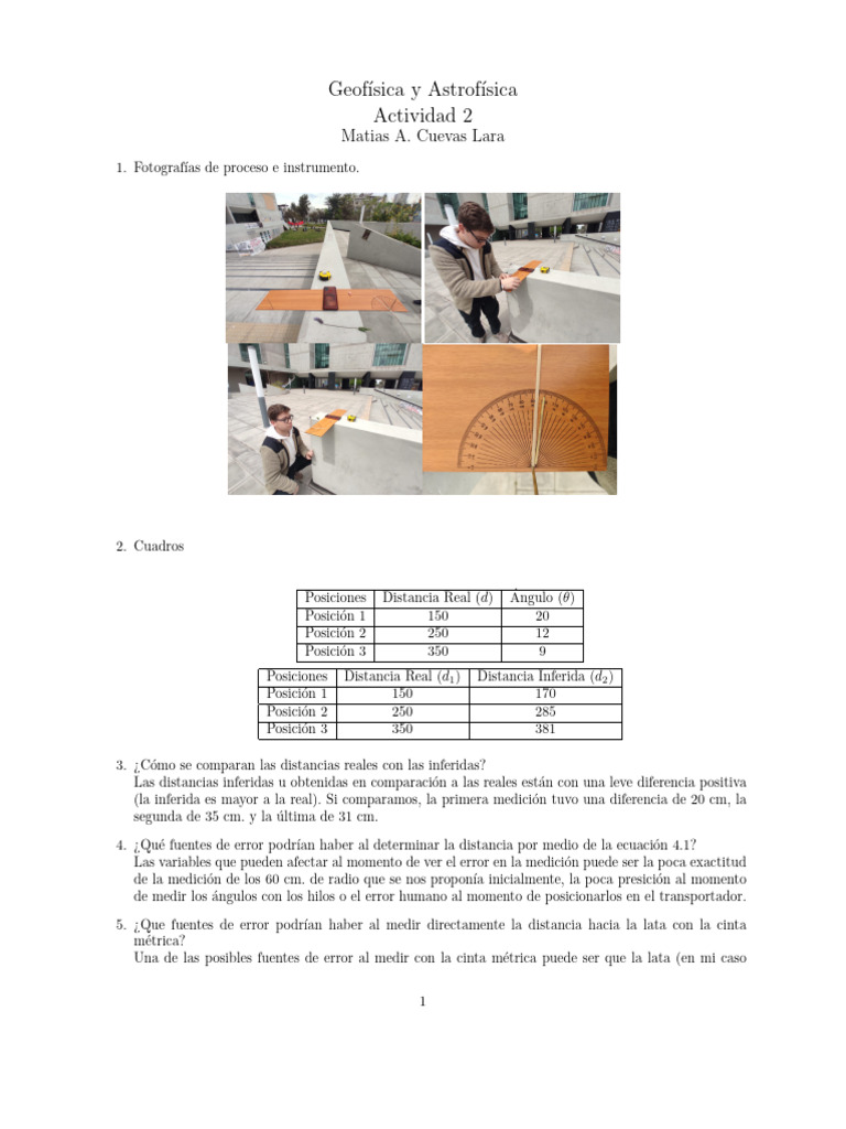 Actividad2 GEO | PDF | Resolución angular | Astronomía