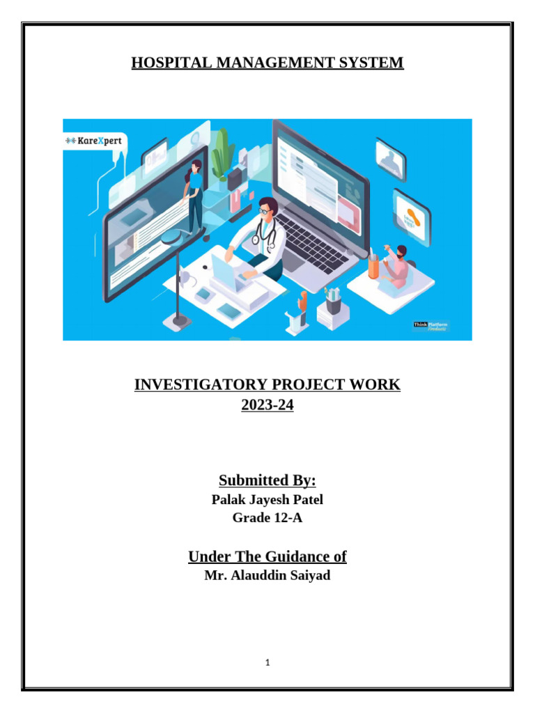 Hospital Management System Latest | PDF | My Sql | Software Development