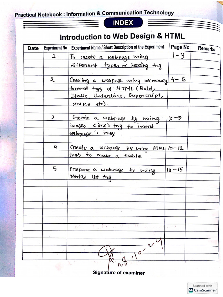 Hsc'25 Ict Practical | PDF