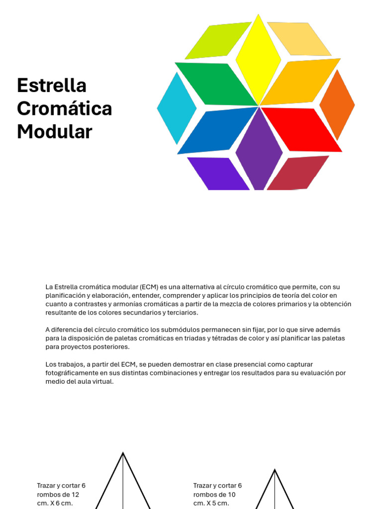 PDF TEMA_Estrella cromática modular | PDF