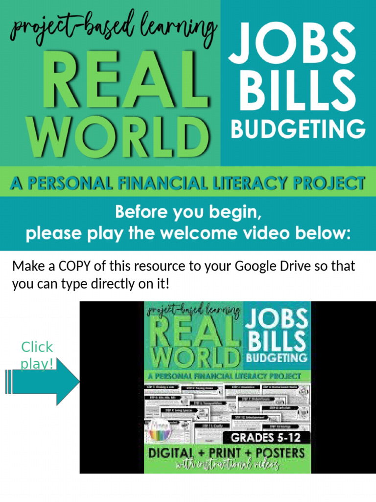 Budgeting and Career Planning Guide | PDF