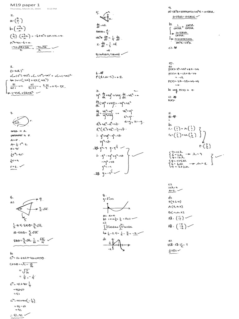 M19 Paper 1 | PDF
