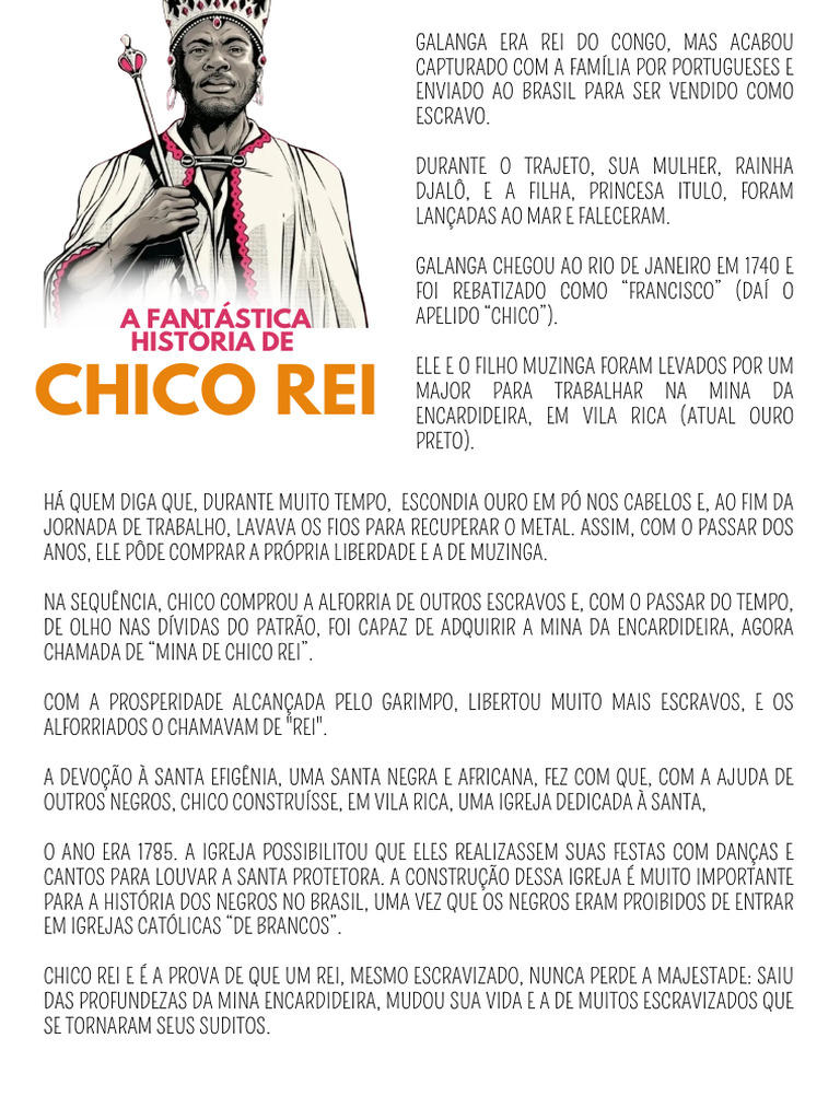A Fantástica História de Chico Rei | PDF
