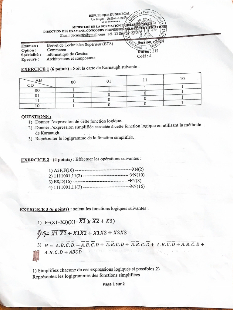 Bts 2024 Architecture Et Composantes | PDF