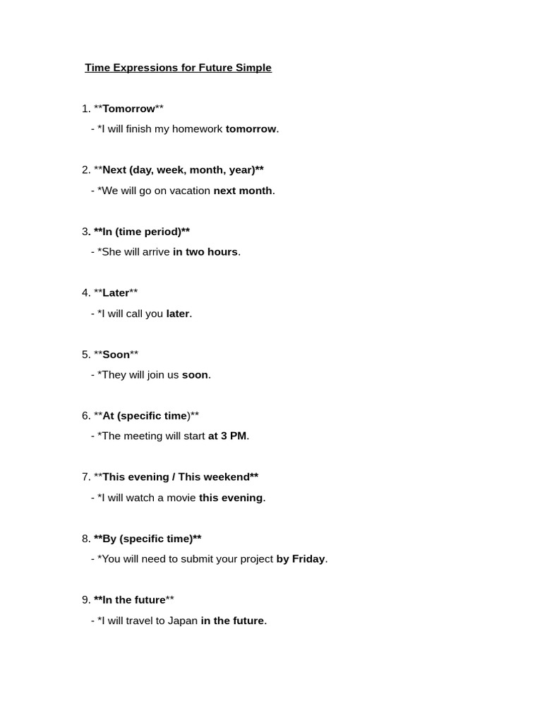 المستند (1) (20) Future Expressions | PDF