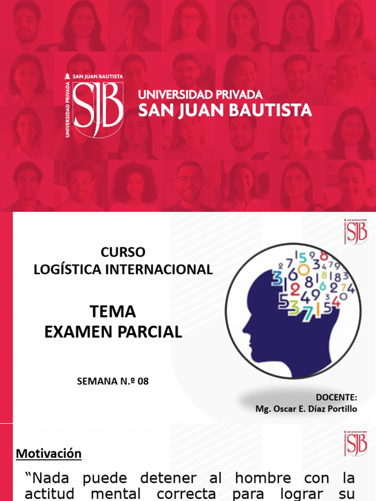 Sem 8 Log Inter 2024-II Examen Parcial | PDF