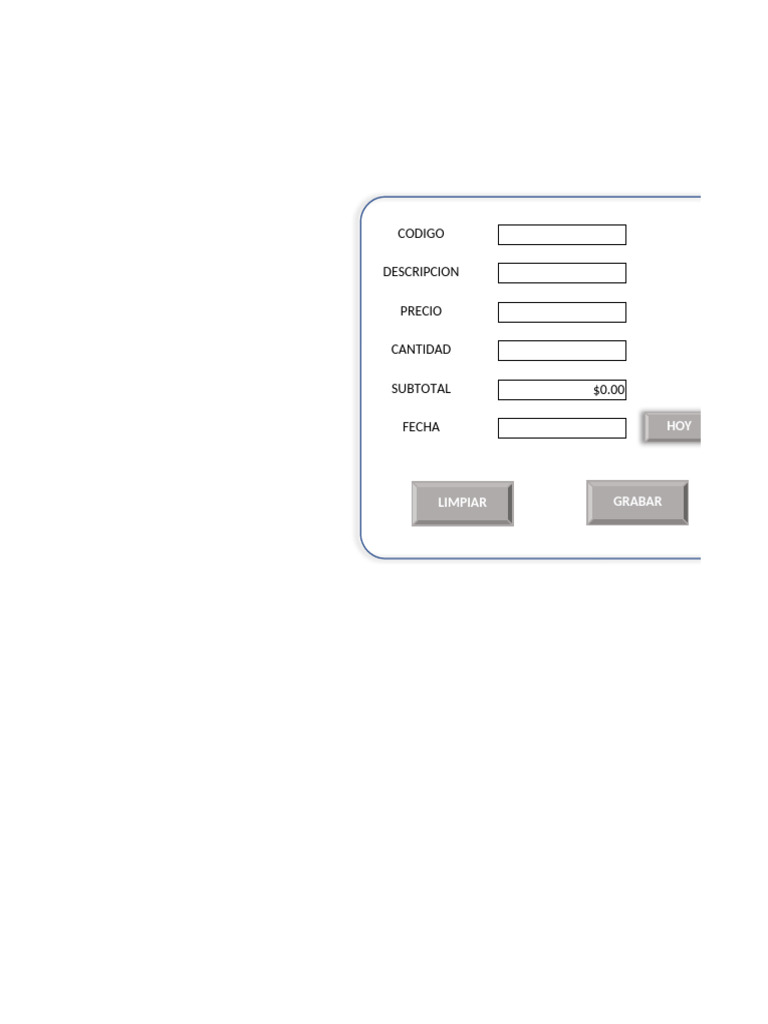 FORMULARIO EXCEL | PDF