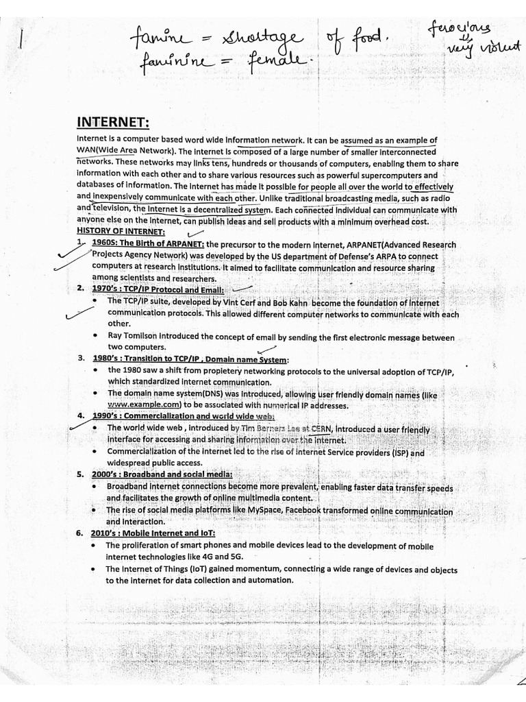 Network Notes | PDF