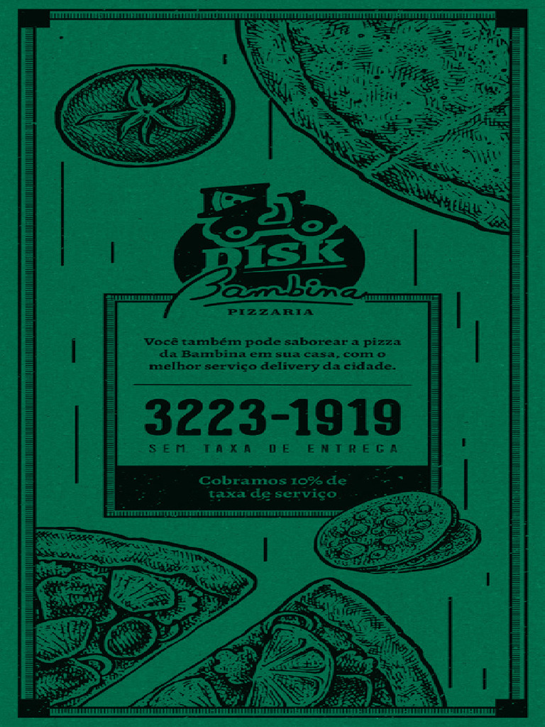 Cardapio Bambina Salao | PDF | Pizza | Alimentos