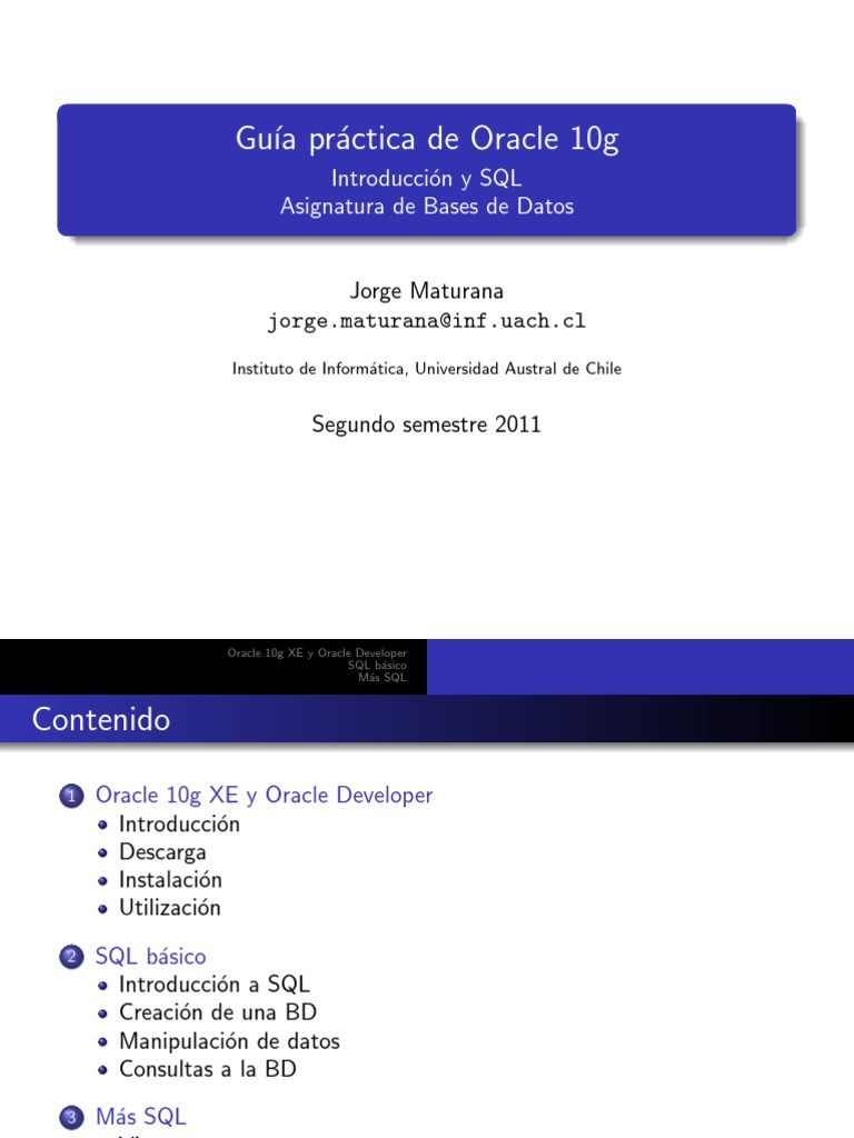 Oracle 1 Intro Sql Pdf Sql Oracle Corporation