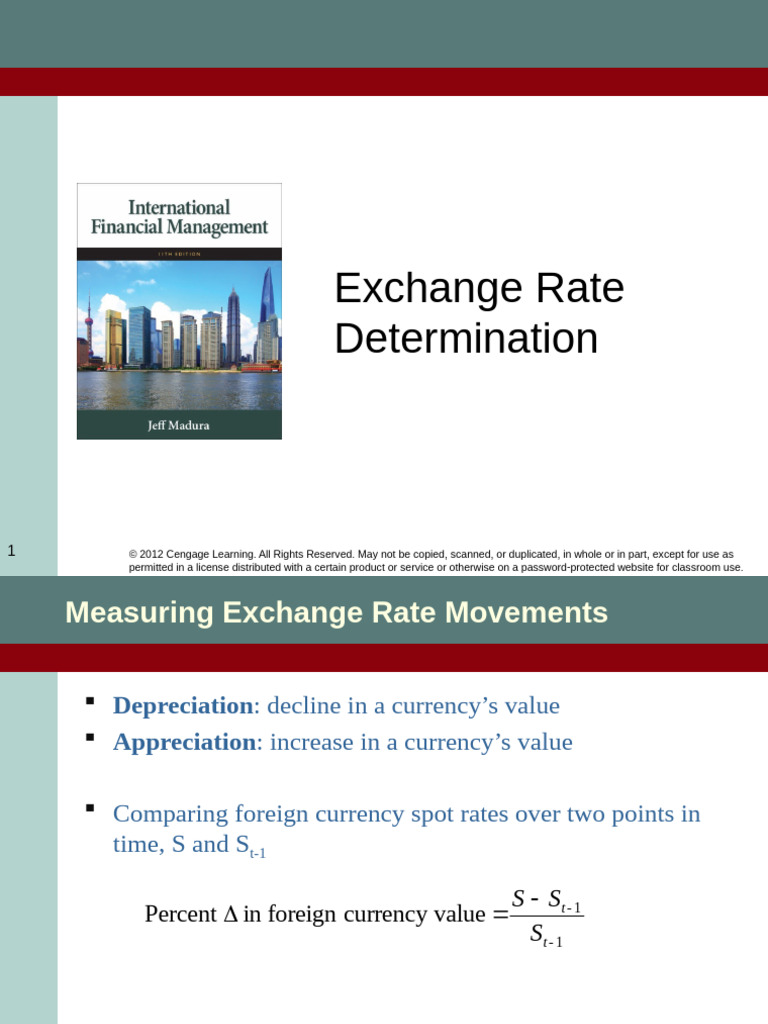 Madura11e Ch04 Final | PDF | Exchange Rate | Currency Appreciation And Depreciation