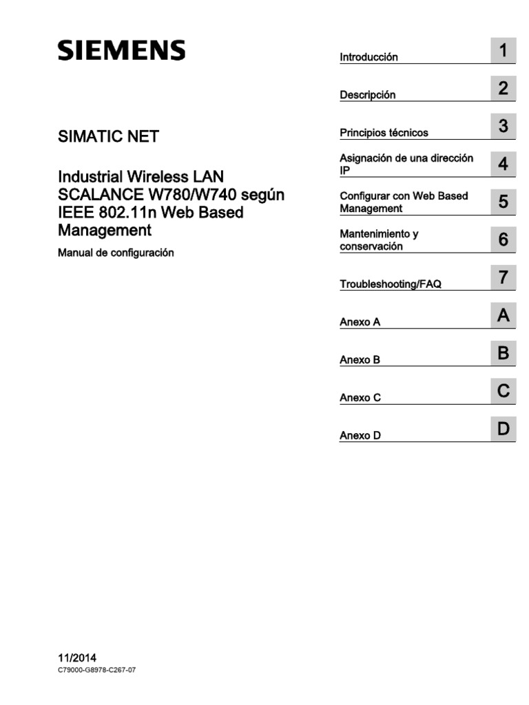PH - Scalance W780 W740 WBM - 78 | PDF | Wifi | Telecomunicaciones
