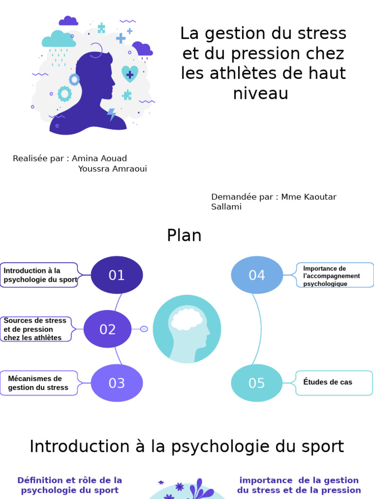 Gestion de Stress Et Pression Chez Les Athletes[2 | PDF | Des sports ...