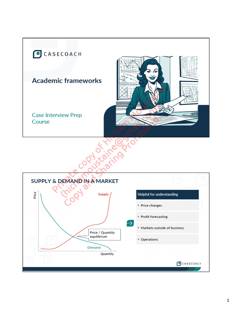 Academic Frameworks | PDF | Market (Economics) | Strategic Management