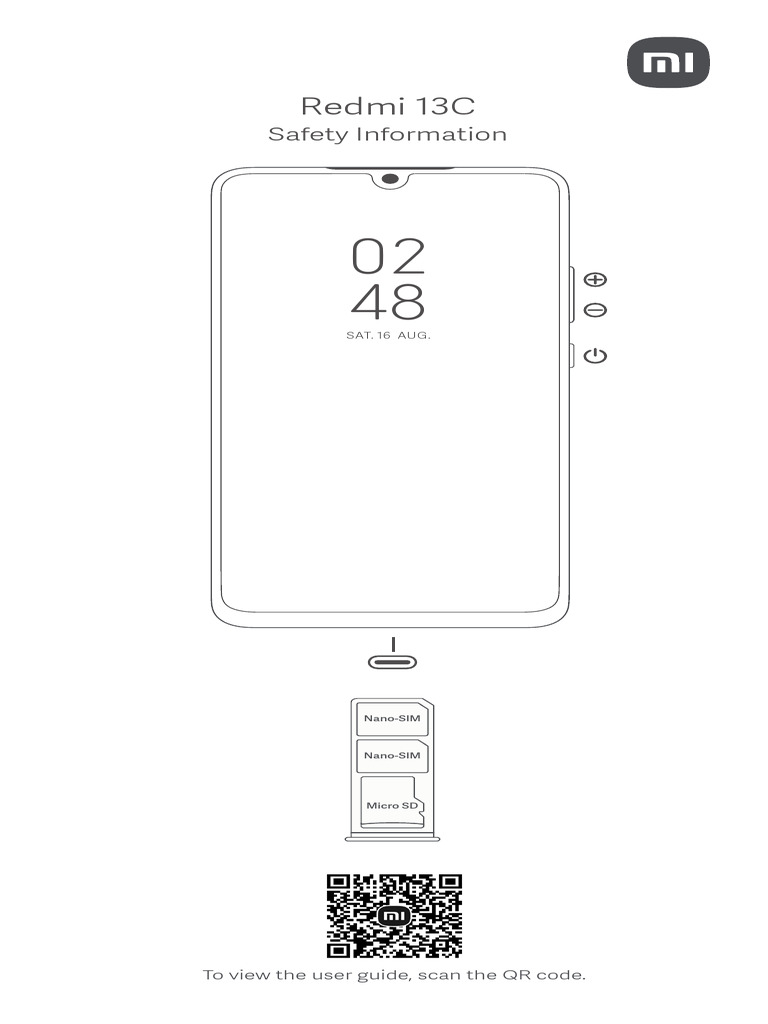 Redmi 13C Safety and Compliance Guide | PDF | Battery Charger | Mobile ...