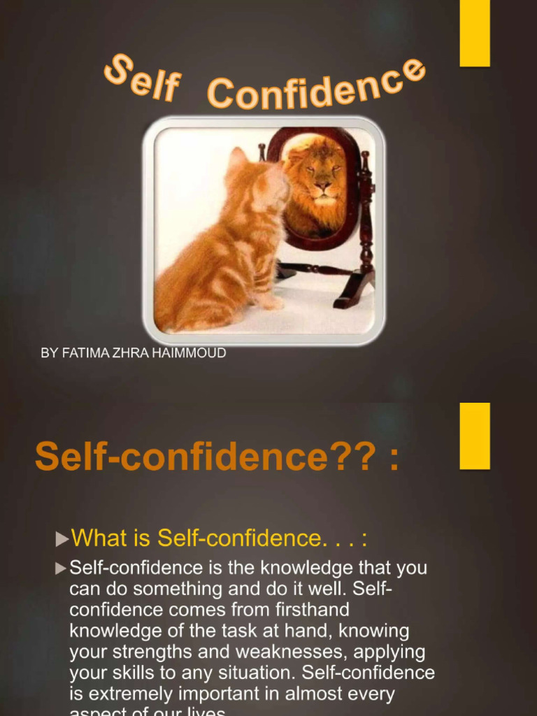Self Confidence | PDF