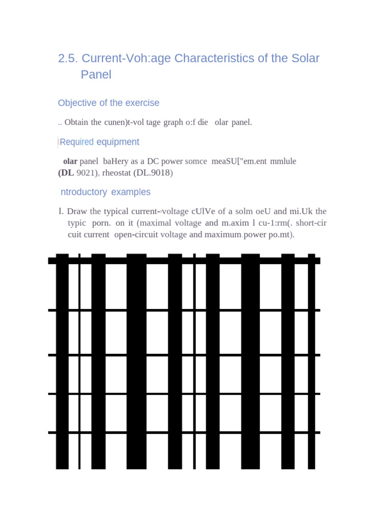 Solar Panel Current-Voltage Analysis | PDF | Solar Panel | Computer ...