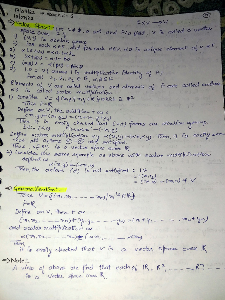 Linear Algebra Unit -1 Complete | PDF