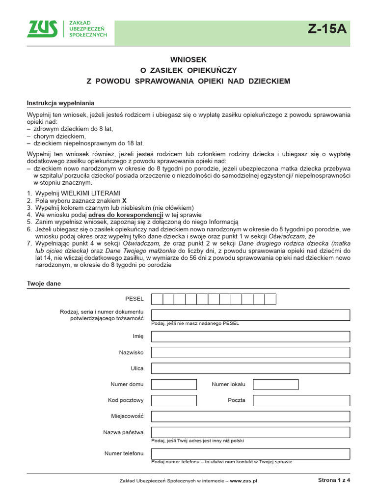 ZUS Z-15A | PDF