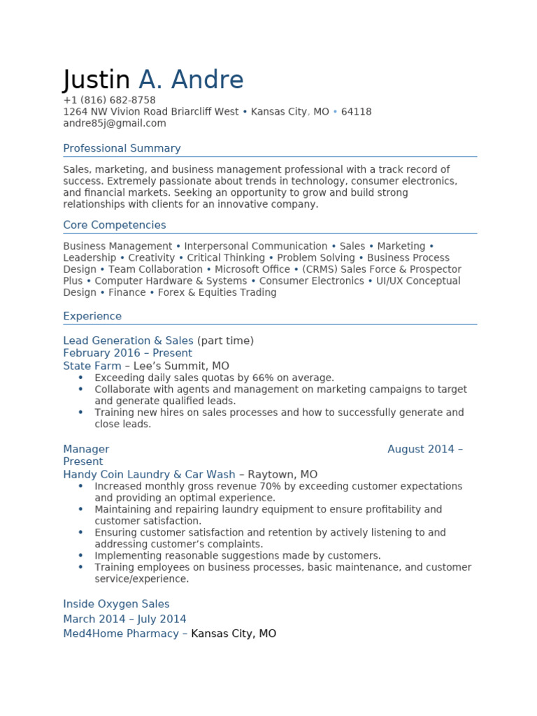 Sales Roles and Experience Overview | PDF | Customer Relationship ...