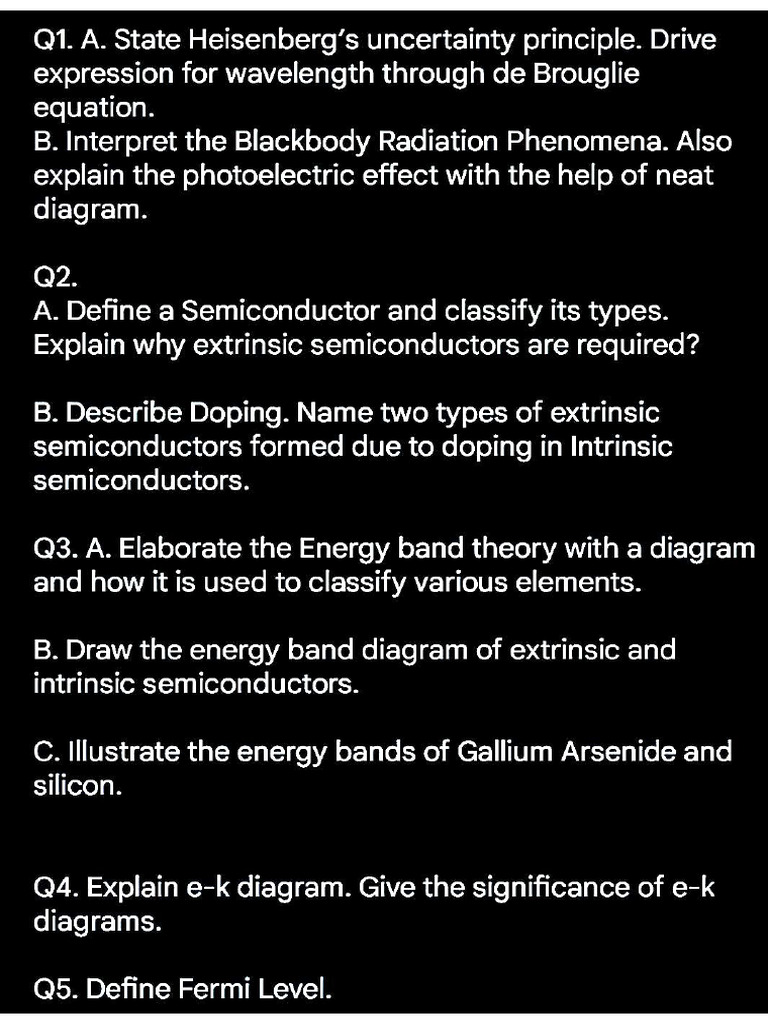 ED Unit 1 Question Bank | PDF