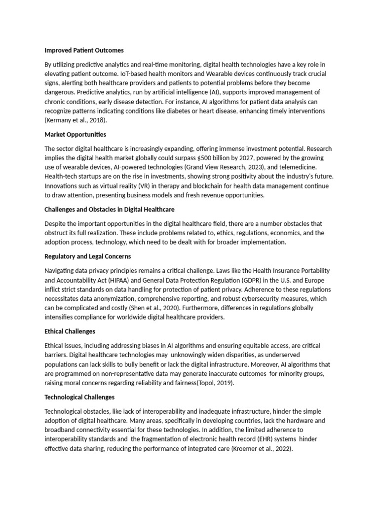 Improved Patient Outcomes | PDF | Artificial Intelligence ...
