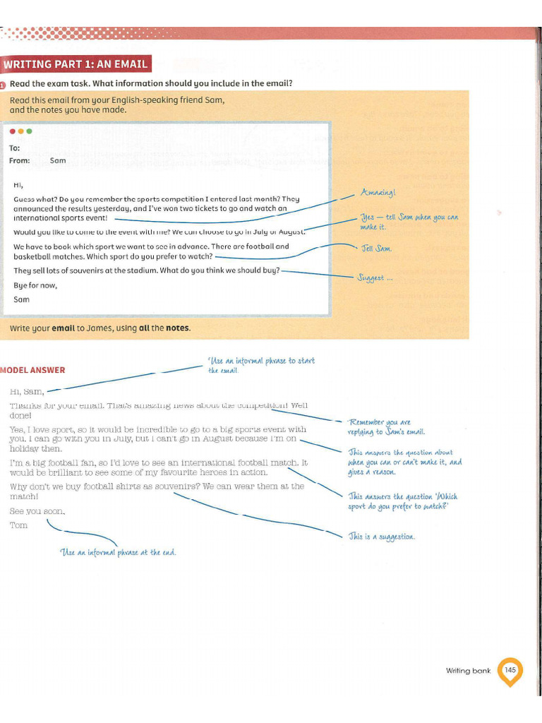 Activity 2 - Writing An Email | PDF