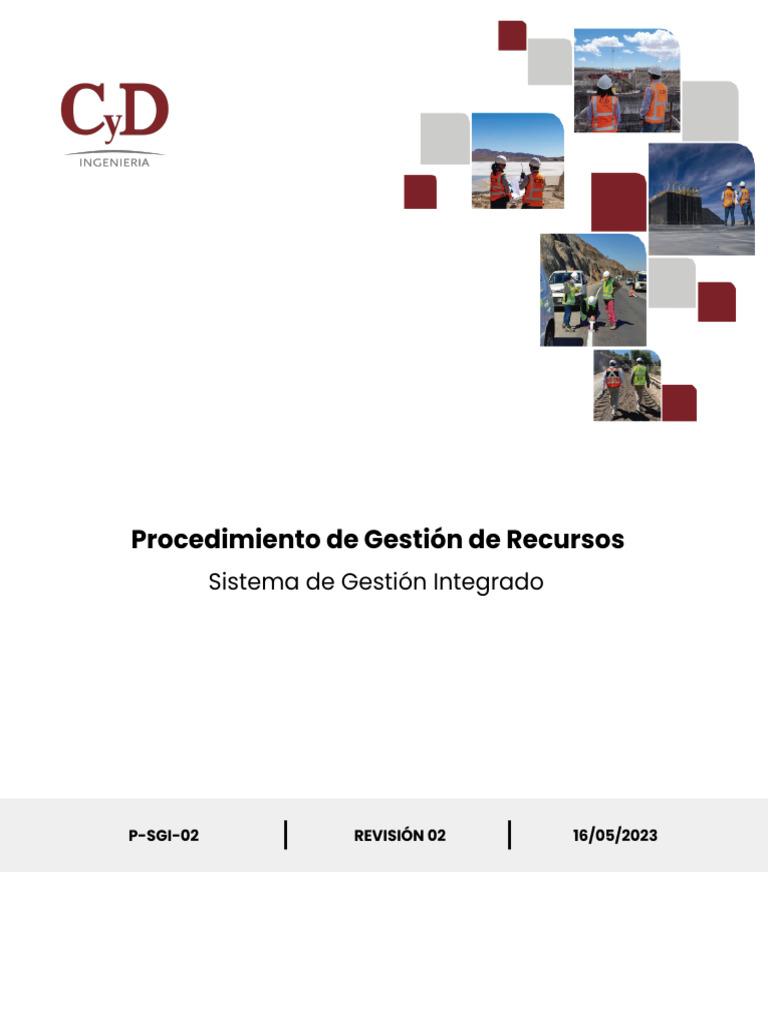 P-SGI-02.02 - Gestión de Recursos | PDF | Software | Calibración