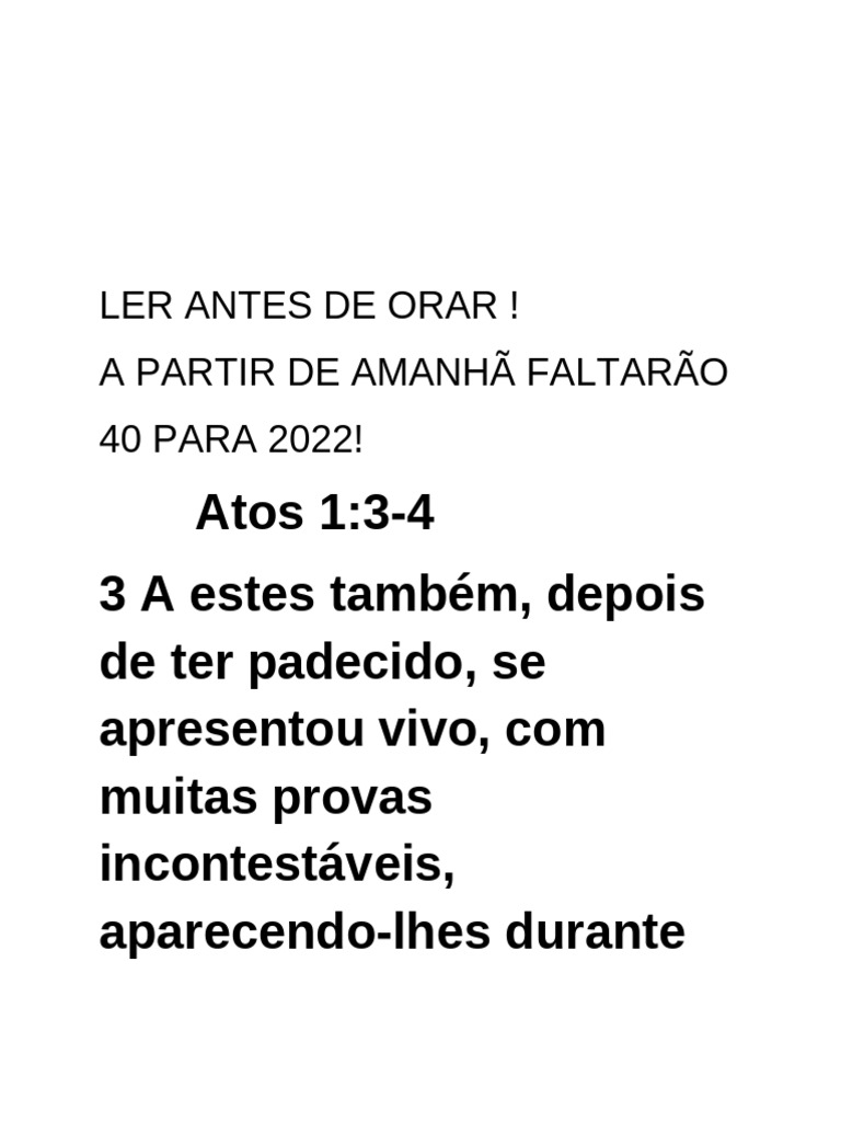 Oferta Da Arca ! Consagra Próximos 40 Dias | PDF | Livro do Êxodo | Aarão