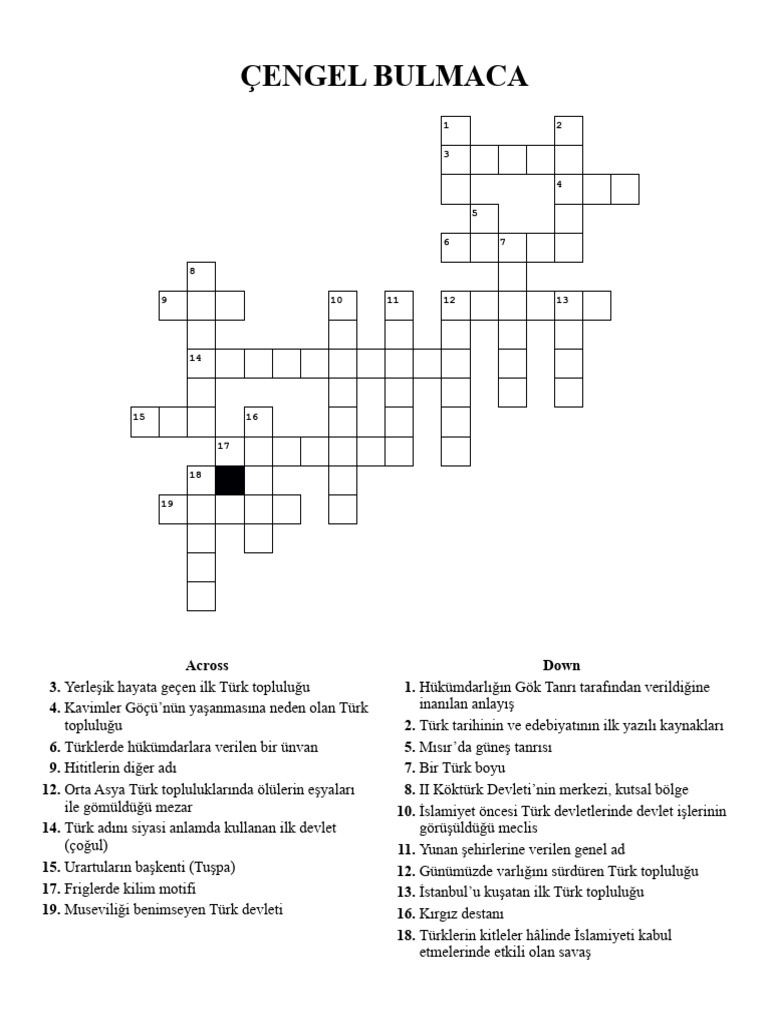 Cengel Bulmaca2 | PDF