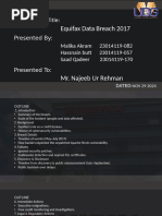 Case Study of The Equifax Data Breach | PDF | Computer Security | Security