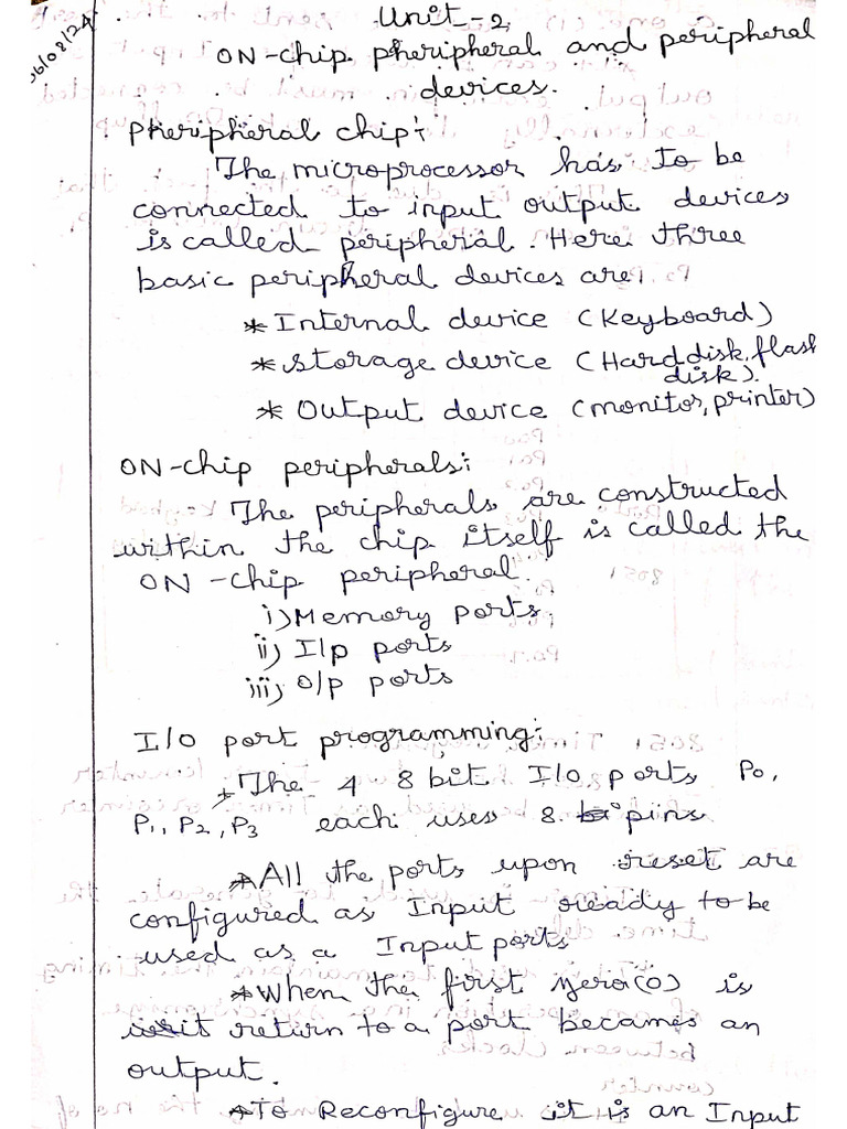 microcontroller unit2 | PDF