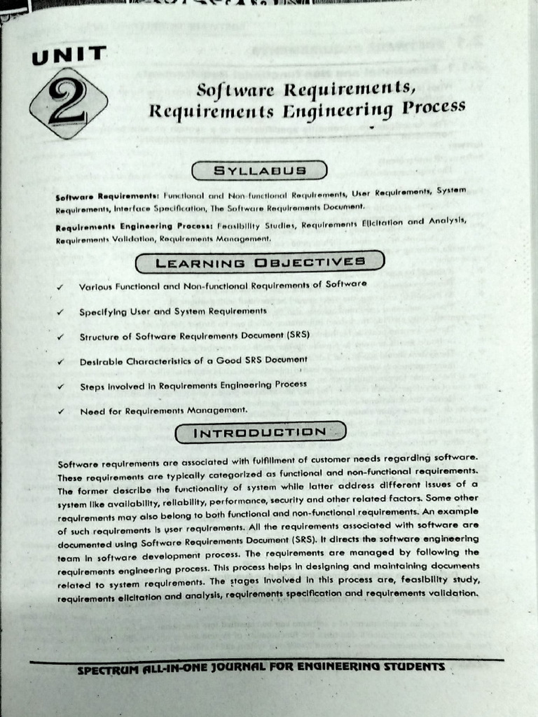 Software Requirements Engineering Guide | PDF