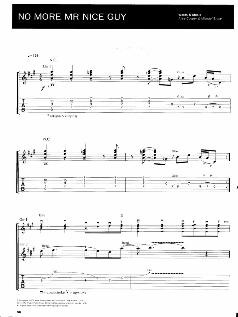 Alice Cooper - No More MR Nice Guy | PDF