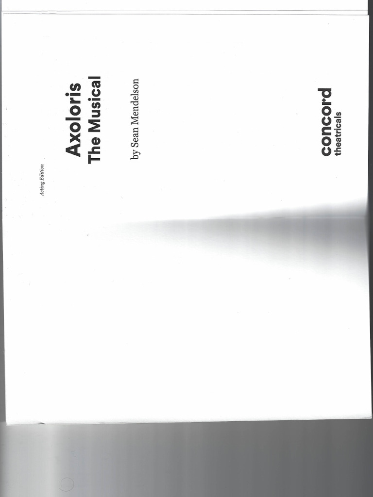Axoloris Act 1 | PDF