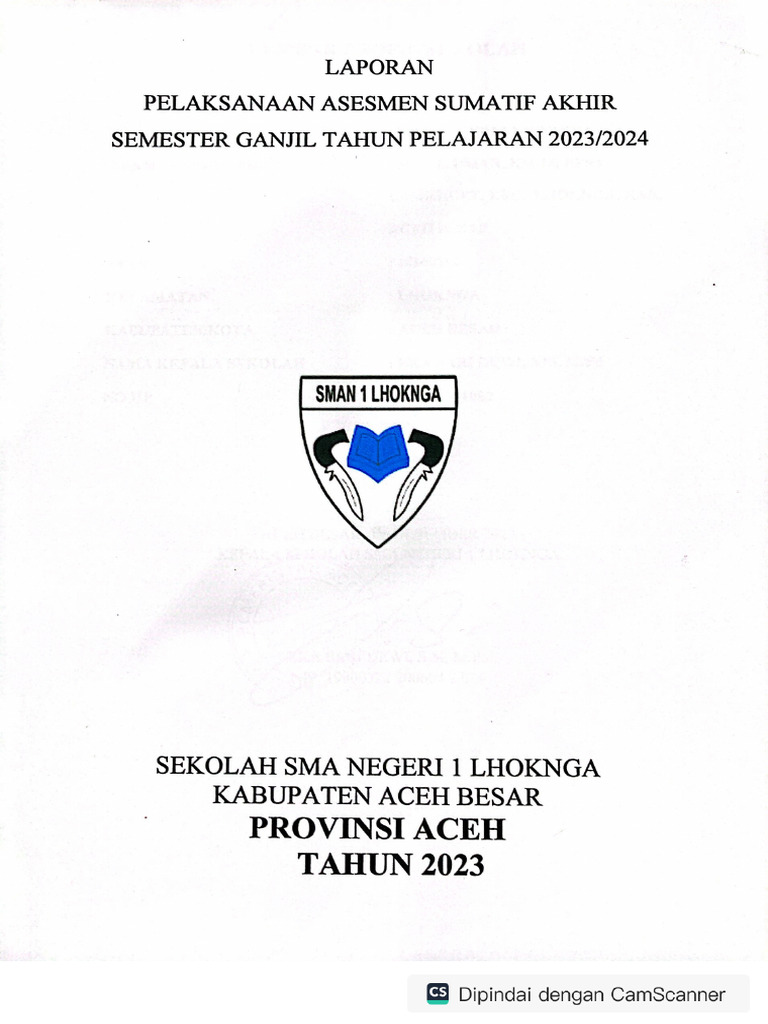 Laporan Asesmen Sumatif Akhir Semester G | PDF
