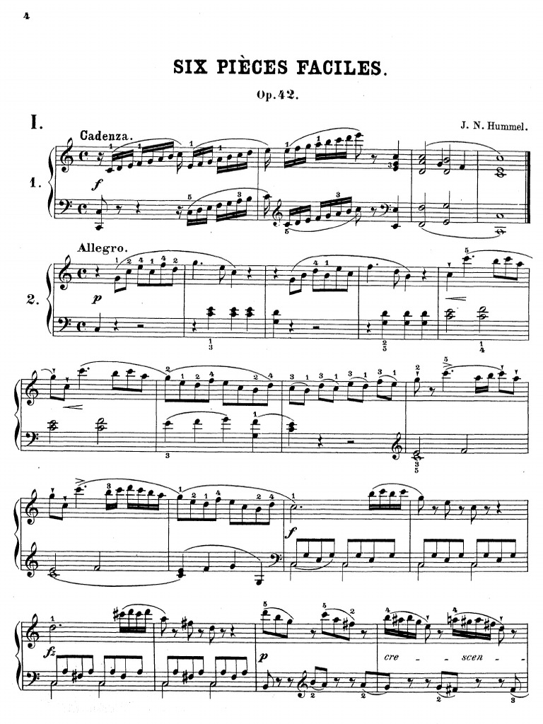 6 Easy Pieces, Op 42 | PDF