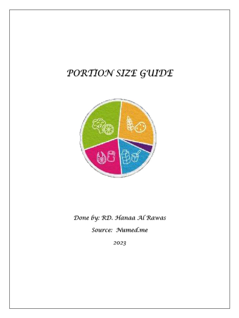portion size guide | PDF | Grilling | Bean