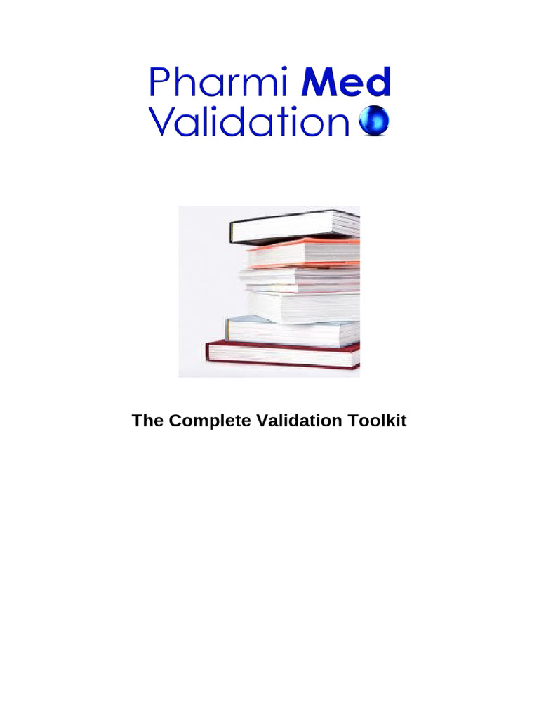 The Validation Toolkit | PDF | Verification And Validation | Quality Management System